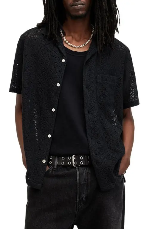 ALLSAINTS Harden Lace Camp Shirt
