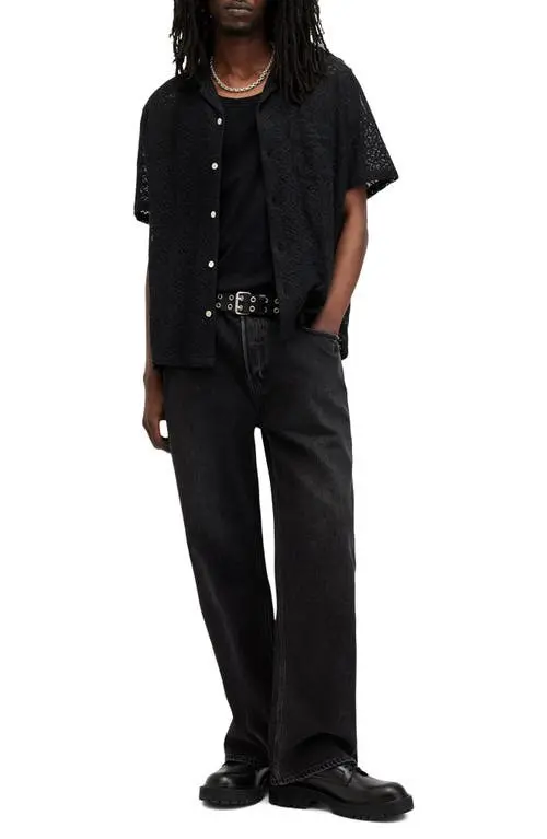 ALLSAINTS Harden Lace Camp Shirt