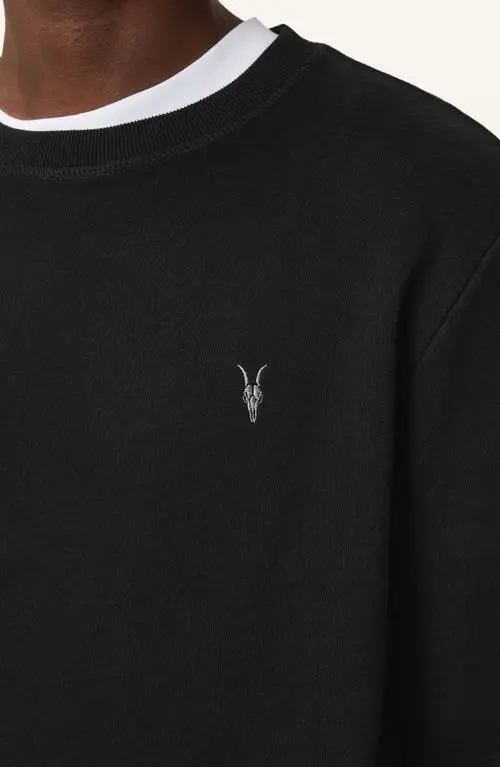 ALLSAINTS Raven Crewneck Sweatshirt - Black