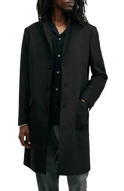 ALLSAINTS Hal Longline Coat - Black