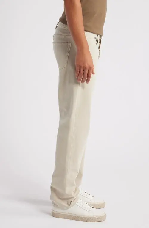 FRAME Straight Leg Canvas Jeans - Beach Sand