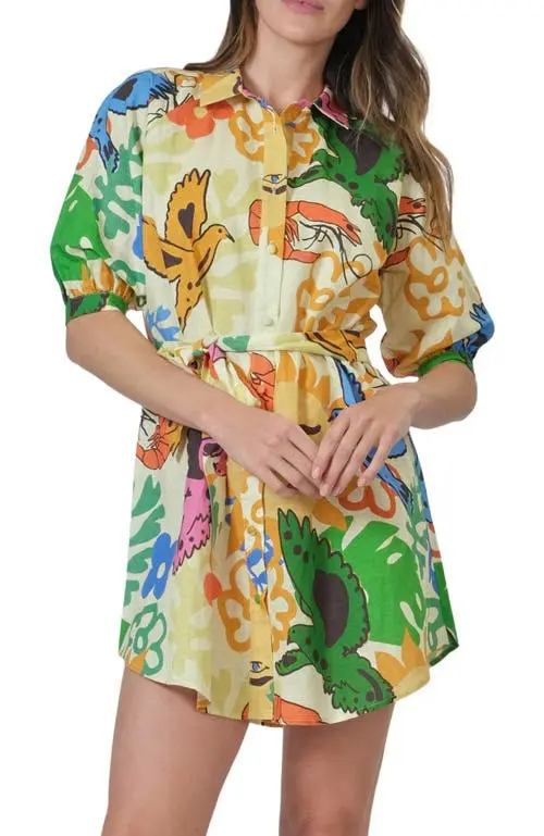 WALNUT MELBOURNE Taormina Mini Dress