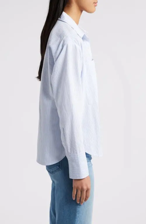 BEACHLUNCHLOUNGE Everly Stripe Cotton Shirt