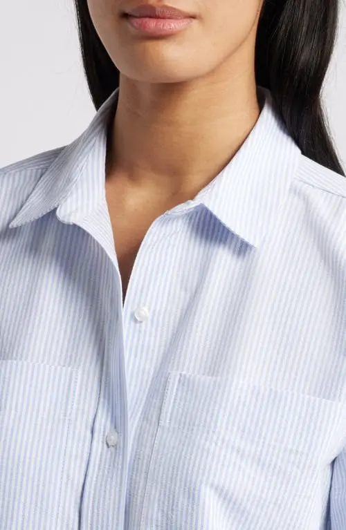 BEACHLUNCHLOUNGE Everly Stripe Cotton Shirt