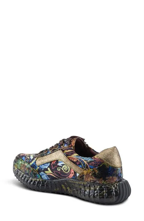 SPRING STEP SHOES Javana Platform Sneakers - Gold Multi