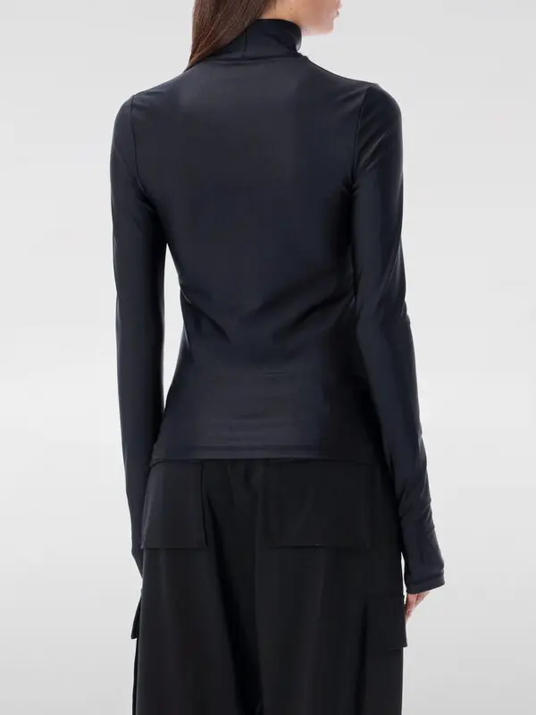Coperni High Neck Long Sleeve Top - Black