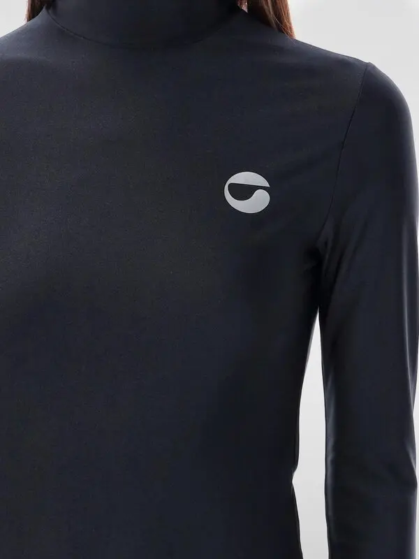 Coperni High Neck Long Sleeve Top - Black