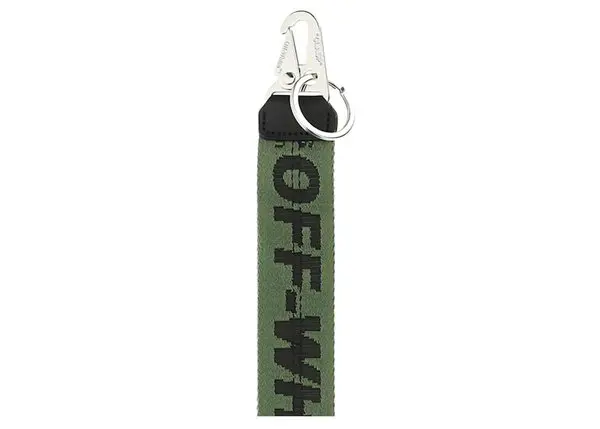 Off-White Classic Industrial Keychain - Green/black