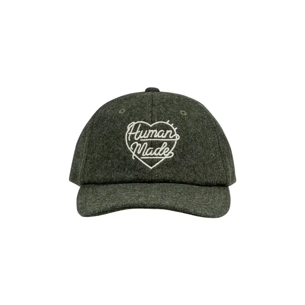 HUMAN MADE 6 Panel Wool Cap - Green