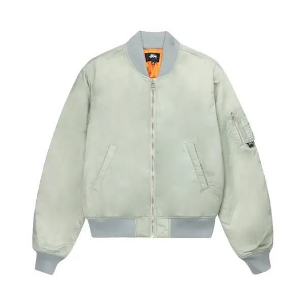 StÜssy Dyed Nylon Bomber - Grey