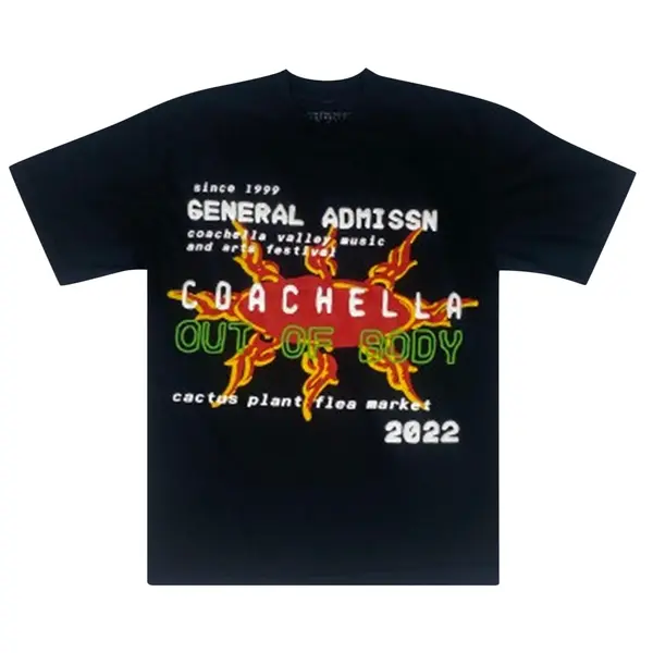 CACTUS PLANT FLEA MARKET X Coachella Tee - Black