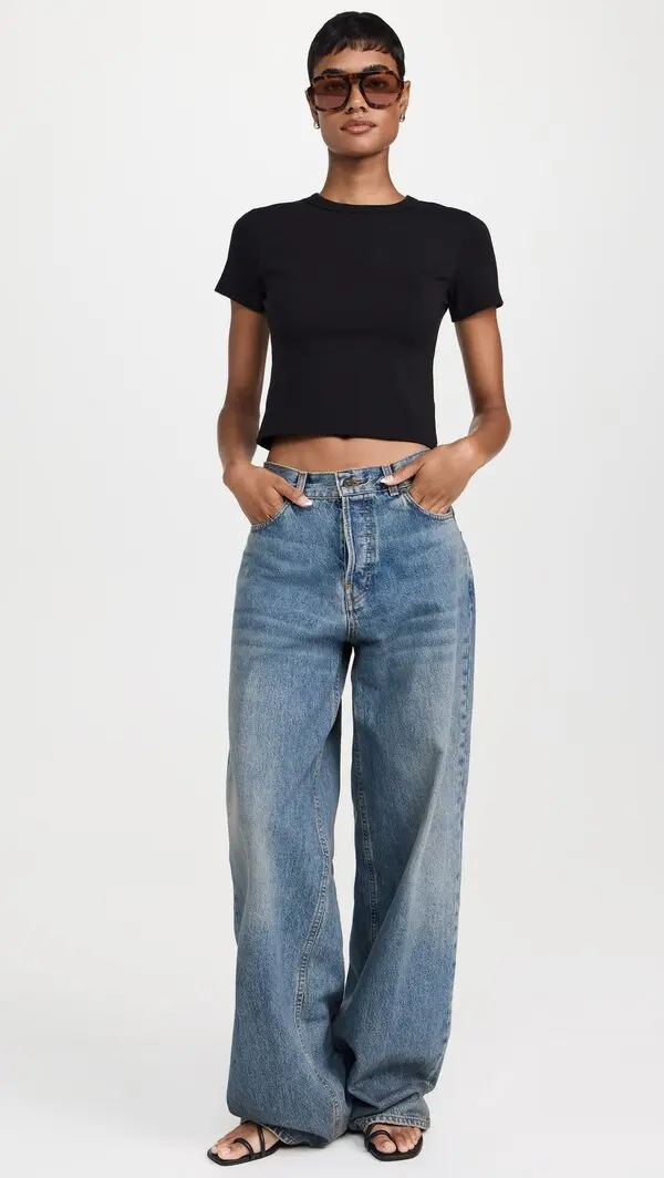 Joe's Jeans The Baby Tee - Black
