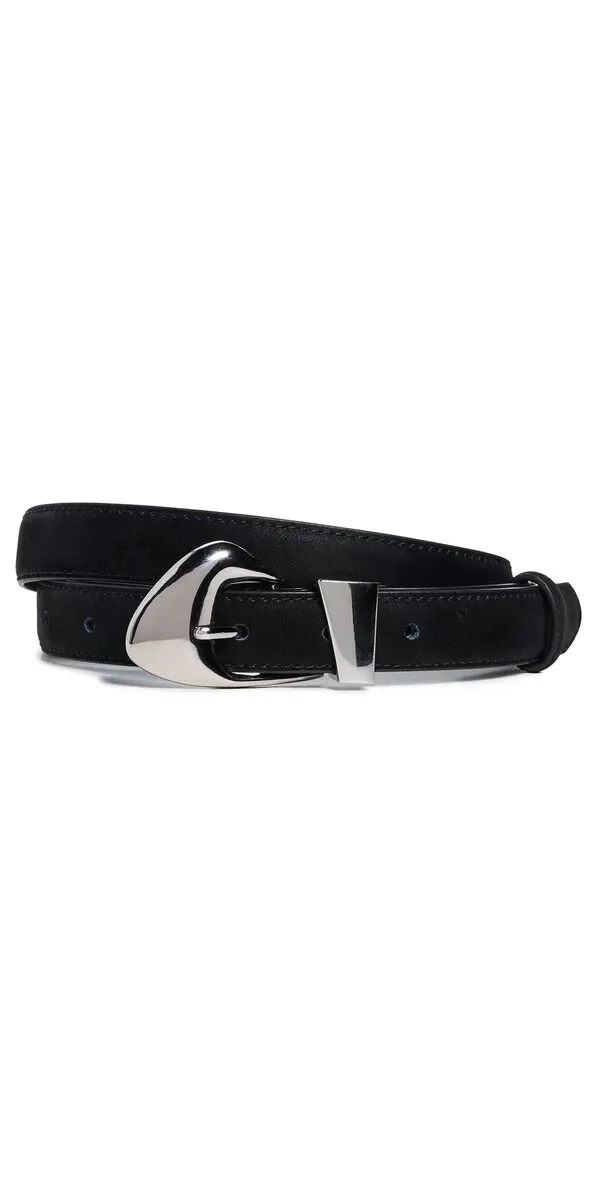 Shashi Isosceles Buckle Belt - Black