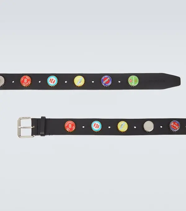 Balenciaga Embellished Leather Belt