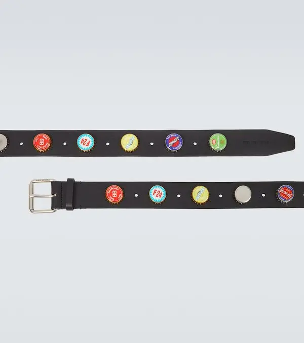 Balenciaga Embellished Leather Belt