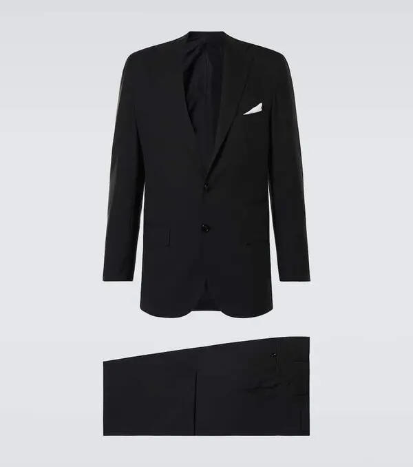 Kiton Single-breasted Wool Suit