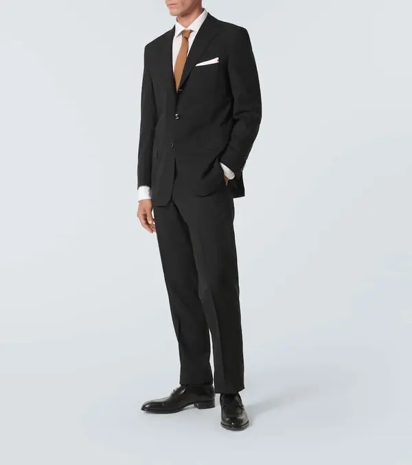 Kiton Single-breasted Wool Suit