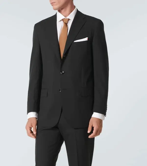 Kiton Single-breasted Wool Suit