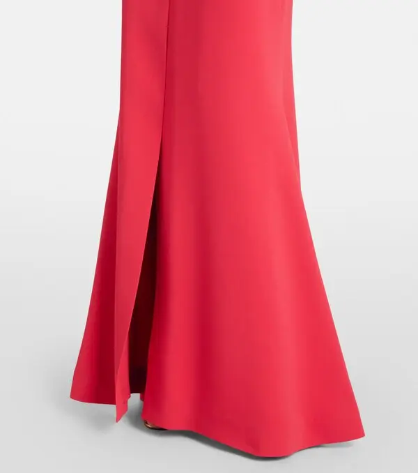 Elie Saab Gathered Embellished Gown