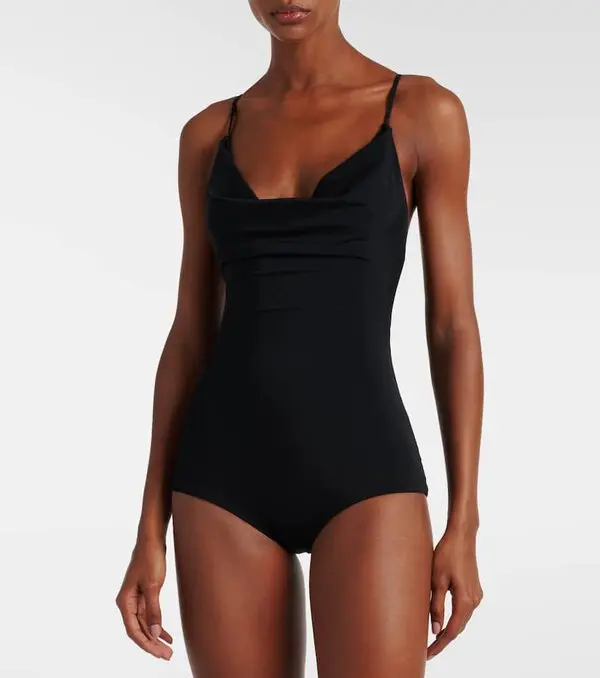 Magda Butrym Draped One Piece Swimsuit