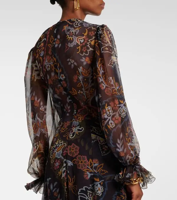 Etro Printed Silk Gown - Multicoloured