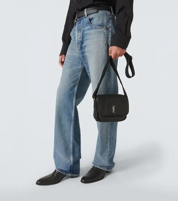 Saint Laurent Niki Small Leather Messenger Bag