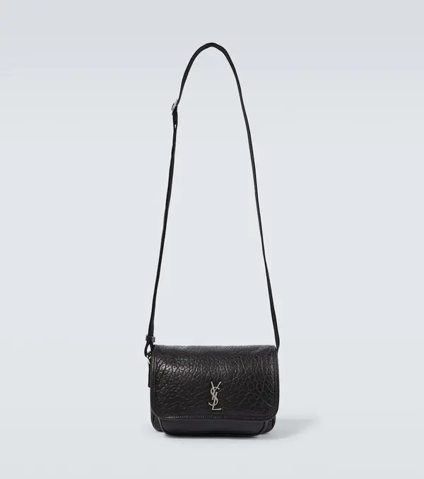 Saint Laurent Niki Small Leather Messenger Bag - Black