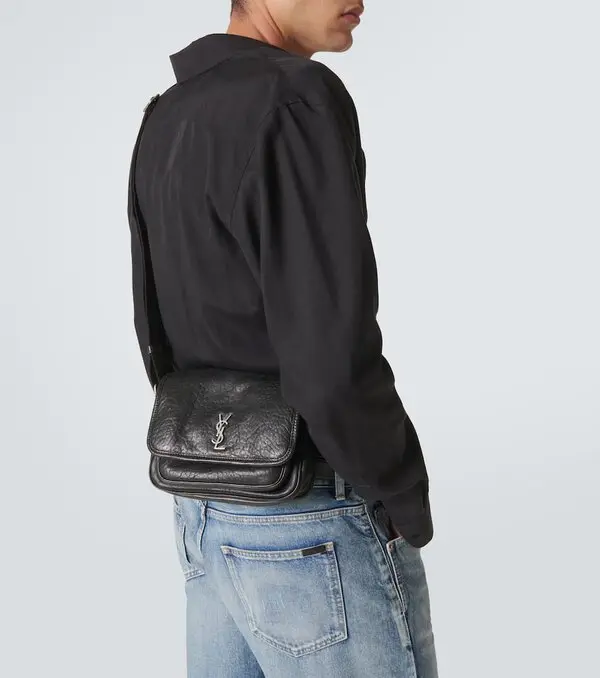 Saint Laurent Niki Small Leather Messenger Bag