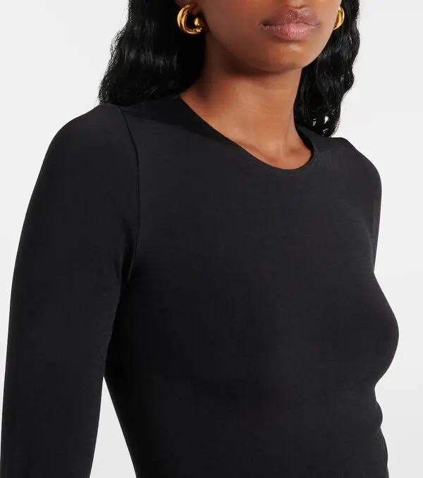 Wolford Berlin Jersey Bodysuit - Black
