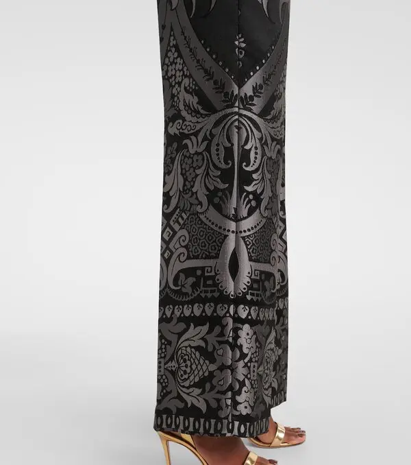 Etro Printed Wide-leg Pants