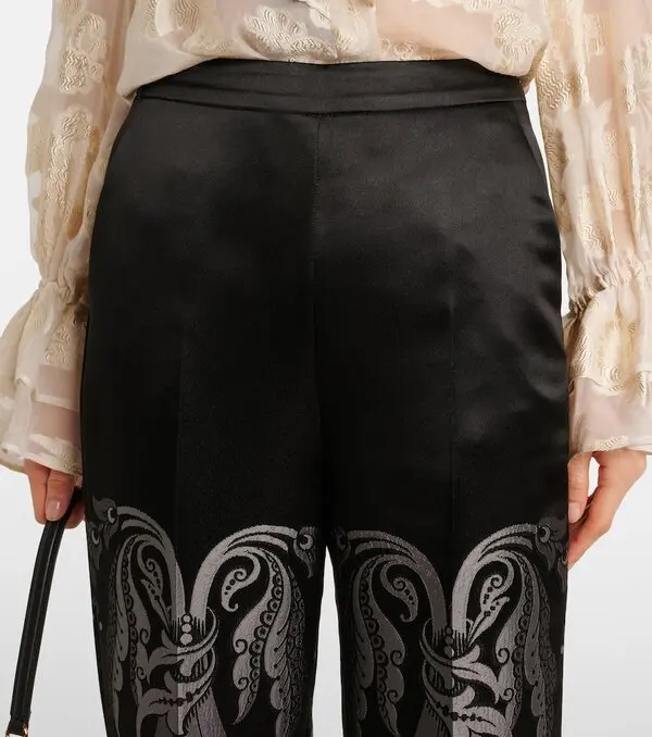 Etro Printed Wide-leg Pants