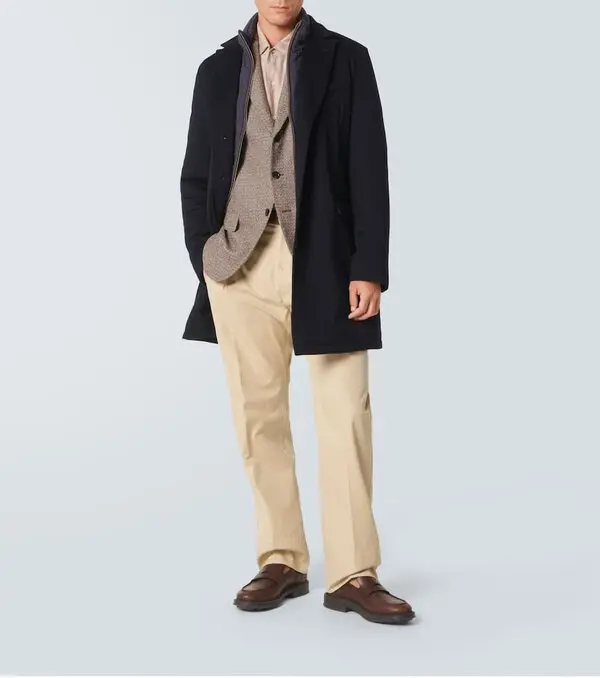 Herno Wool Coat - Blue