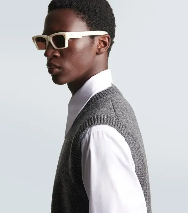 JACQUES MARIE MAGE Ashcroft Rectangular Sunglasses