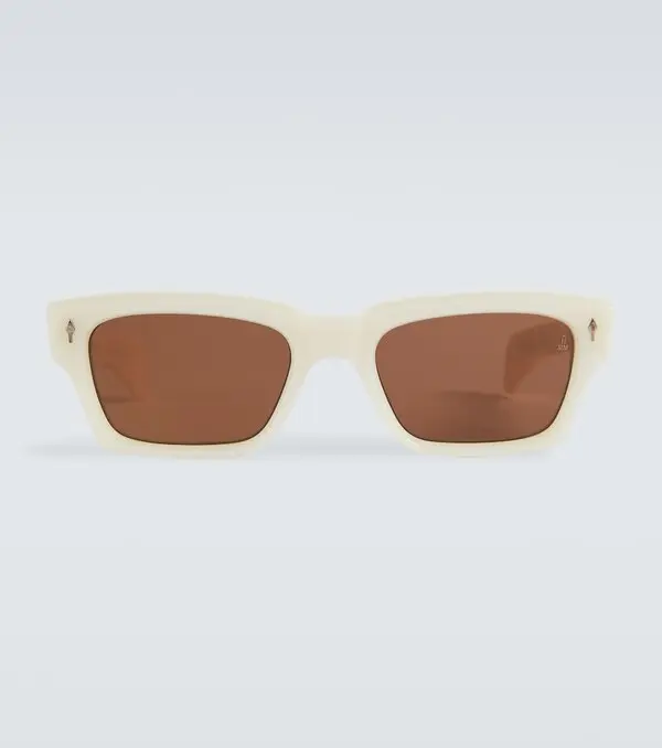 JACQUES MARIE MAGE Ashcroft Rectangular Sunglasses - White