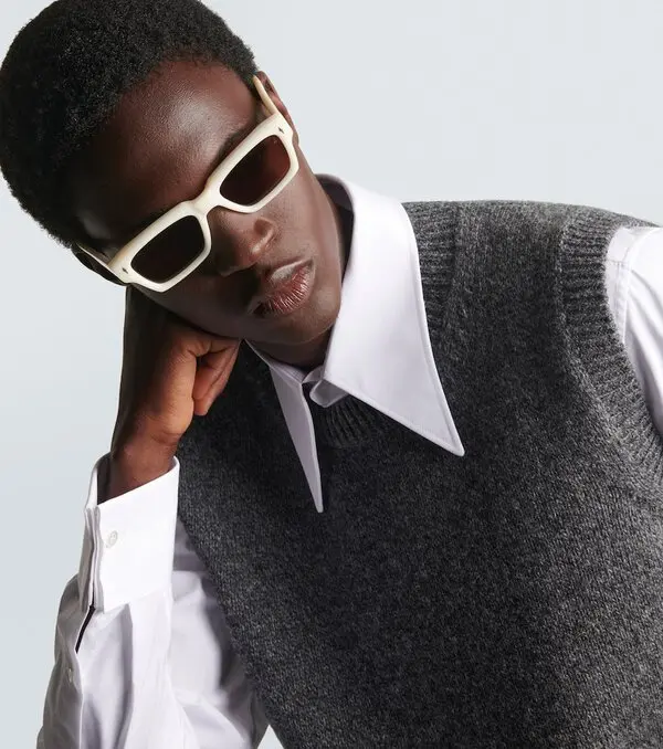 JACQUES MARIE MAGE Ashcroft Rectangular Sunglasses