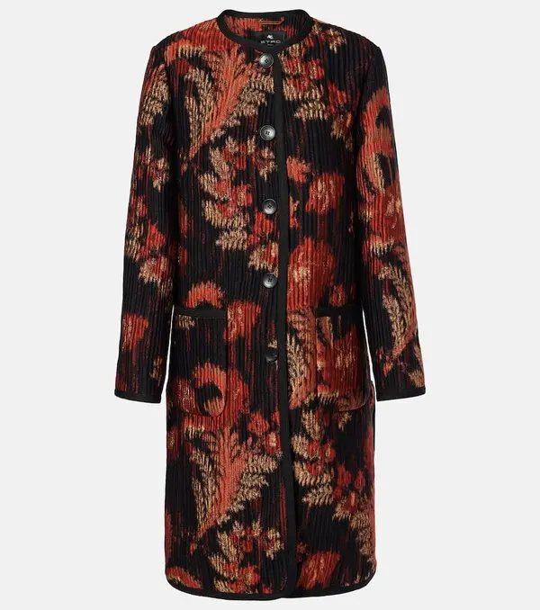 Etro Floral Coat - Multicoloured