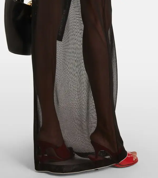 Jacquemus La Robe Maille Nodo Gown - Black