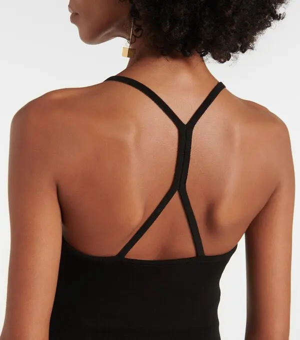 Jacquemus La Robe Maille Nodo Gown - Black