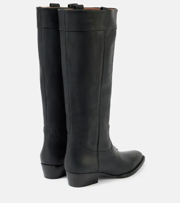 Paris Texas Helena 35 Leather Boots - Black