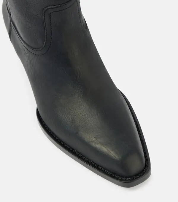 Paris Texas Helena 35 Leather Boots - Black