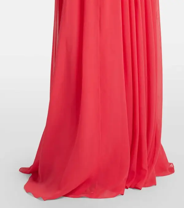 Elie Saab Scarf-detail Gown - Pink
