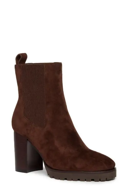 Paige Izzy Platform Chelsea Boot - Chocolate