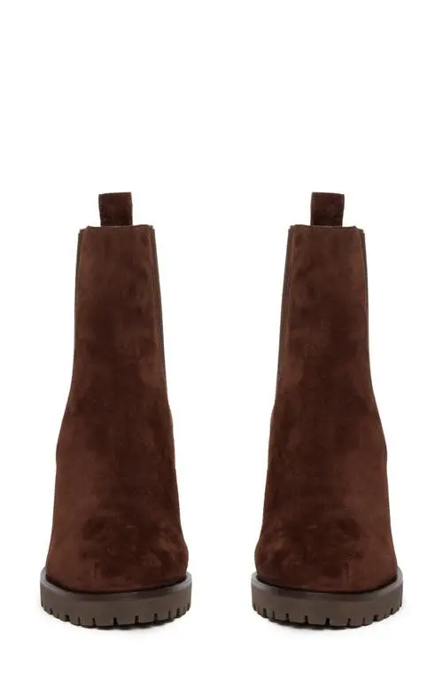 Paige Izzy Platform Chelsea Boot - Chocolate