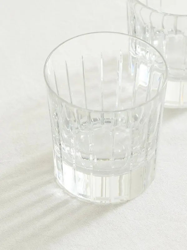 Christofle Iriana Set Of Two Crystal Glasses
