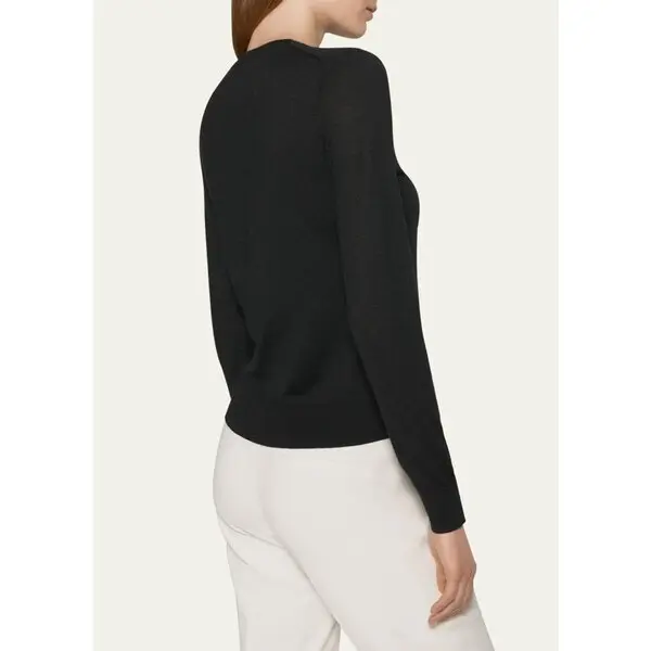 Theory Regal Merino Wool Crewneck Pullover