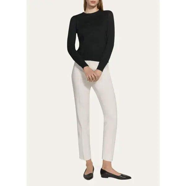 Theory Regal Merino Wool Crewneck Pullover
