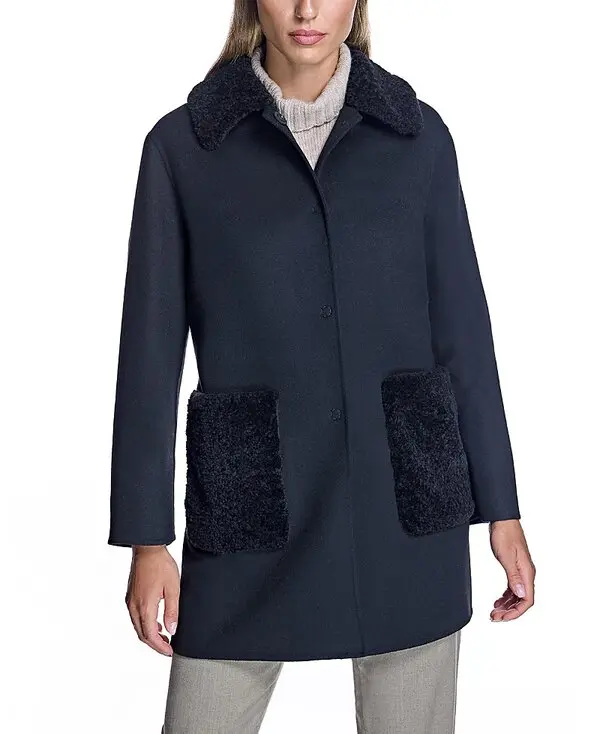 MAXIMILIAN Wool-blend Walking Coat