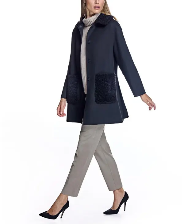 MAXIMILIAN Wool-blend Walking Coat