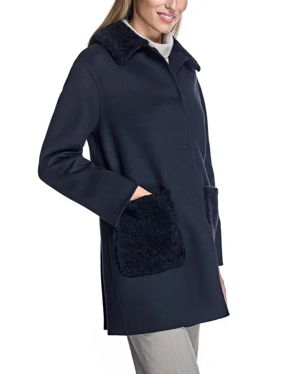 MAXIMILIAN Wool-blend Walking Coat