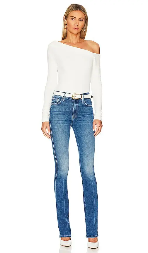 MOTHER The Double Insider Heel Jeans - Denim-medium